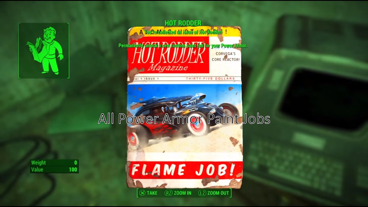Fallout 4 All Hot Rodder Locations (Paint jobs) - YouTube