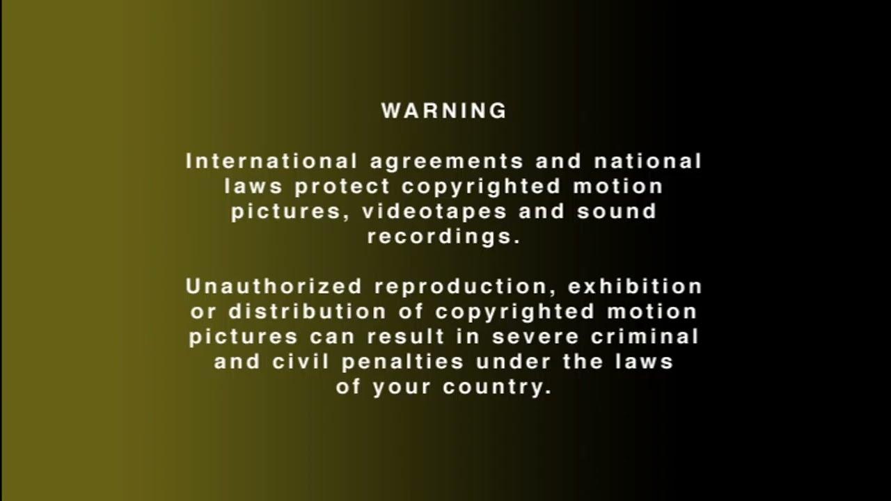 Warning screen/INTERPOL (2003) - YouTube