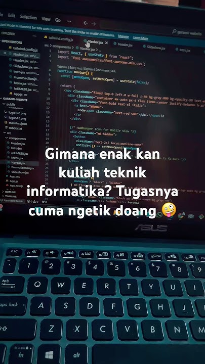 Gimana enak kan kuliah teknik informatika? #coding #codingtutorial #programming #software # ...