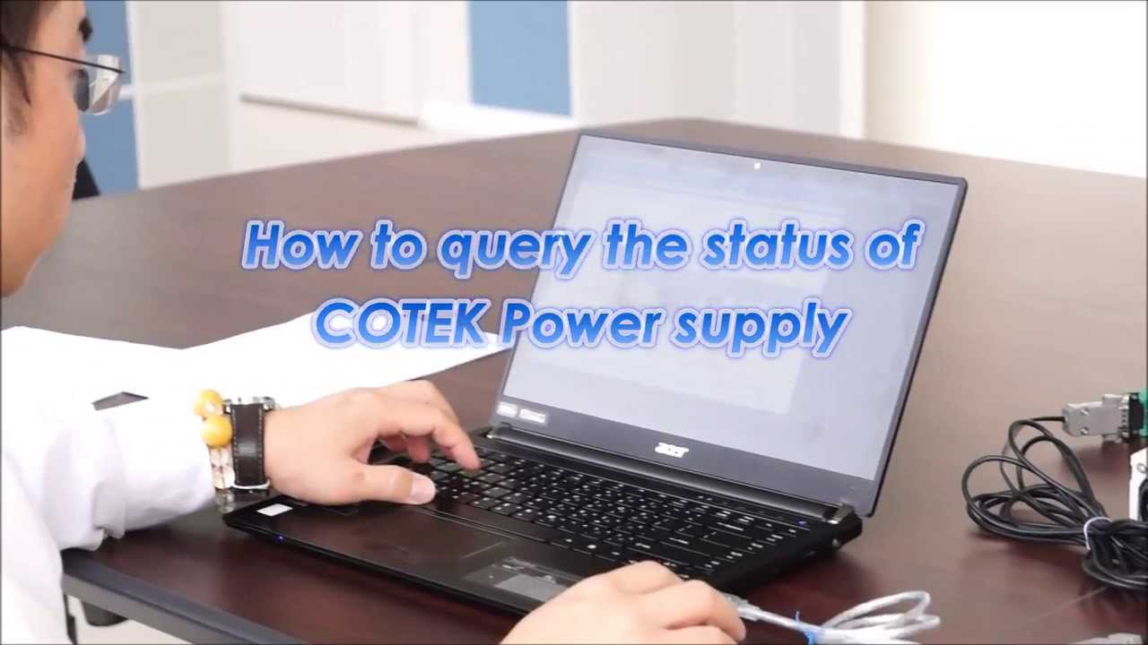 COTEK CT201-How to query the status of COTEK power supply - YouTube