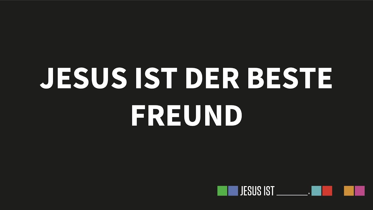 Jesus ist ___: Jesus ist der beste Freund (Desmond Frey) - YouTube