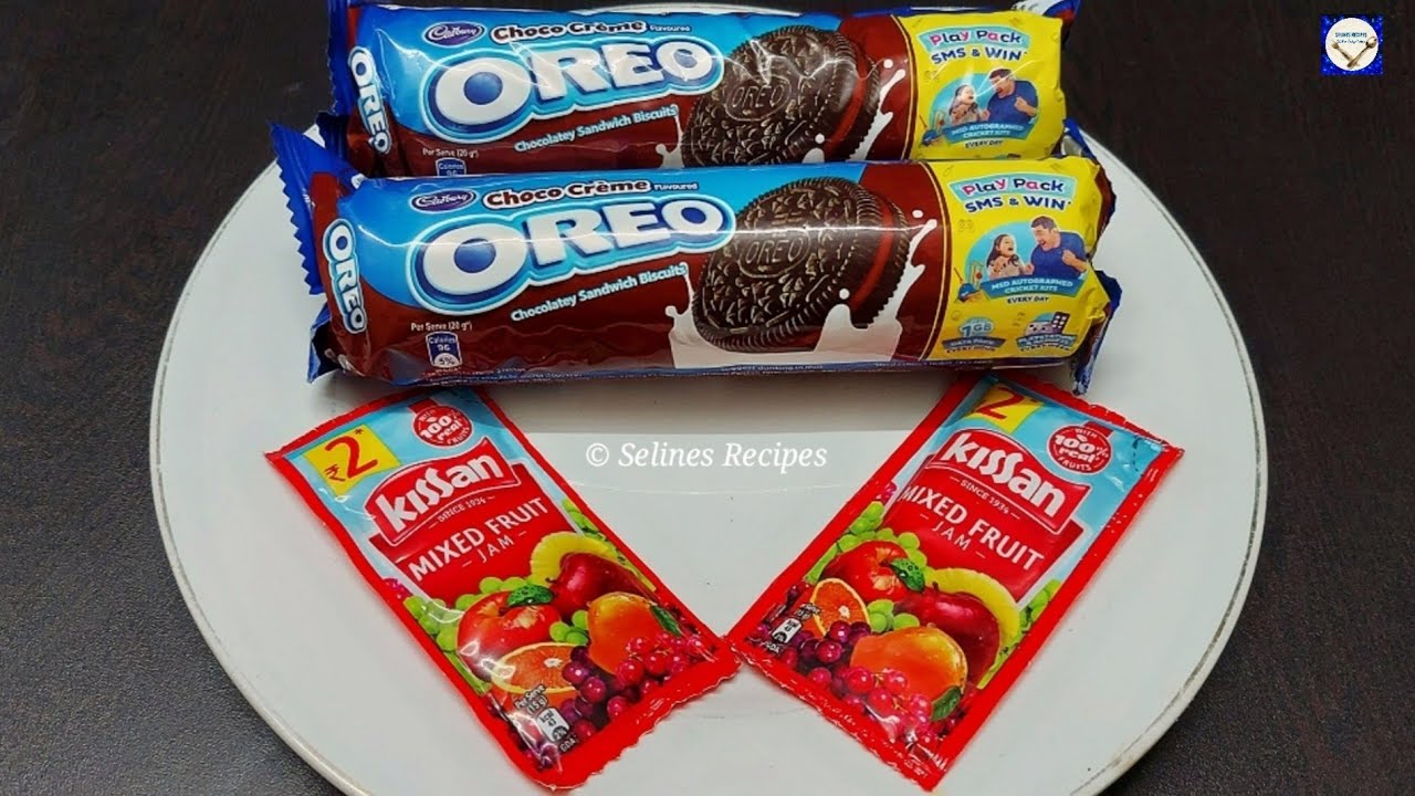 Instant Creamy Chocolate Oreo Cake | Jam Cake | 5 Minutes Cake Recipe ...