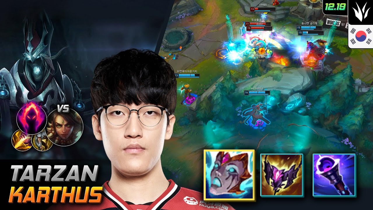 Tarzan Jungle Karthus Build Liandry's Anguish Dark Harvest - LOL KR 12. ...