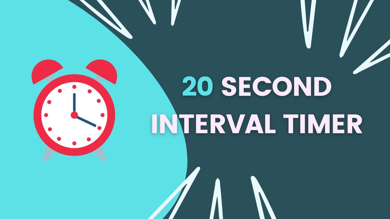 20 second interval timer - YouTube