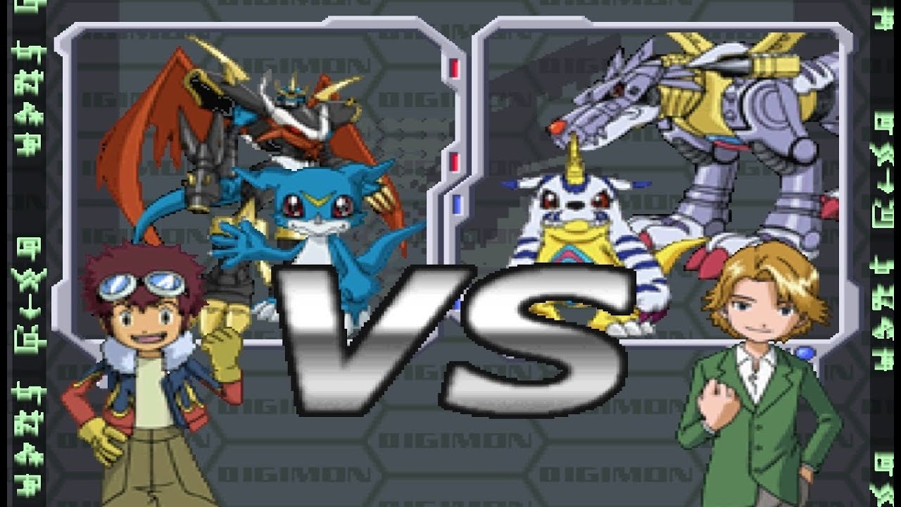 Digimon Rumble Arena Fight #2 Veemon Vs Gabumon [PS1] 【Full HD】 - YouTube