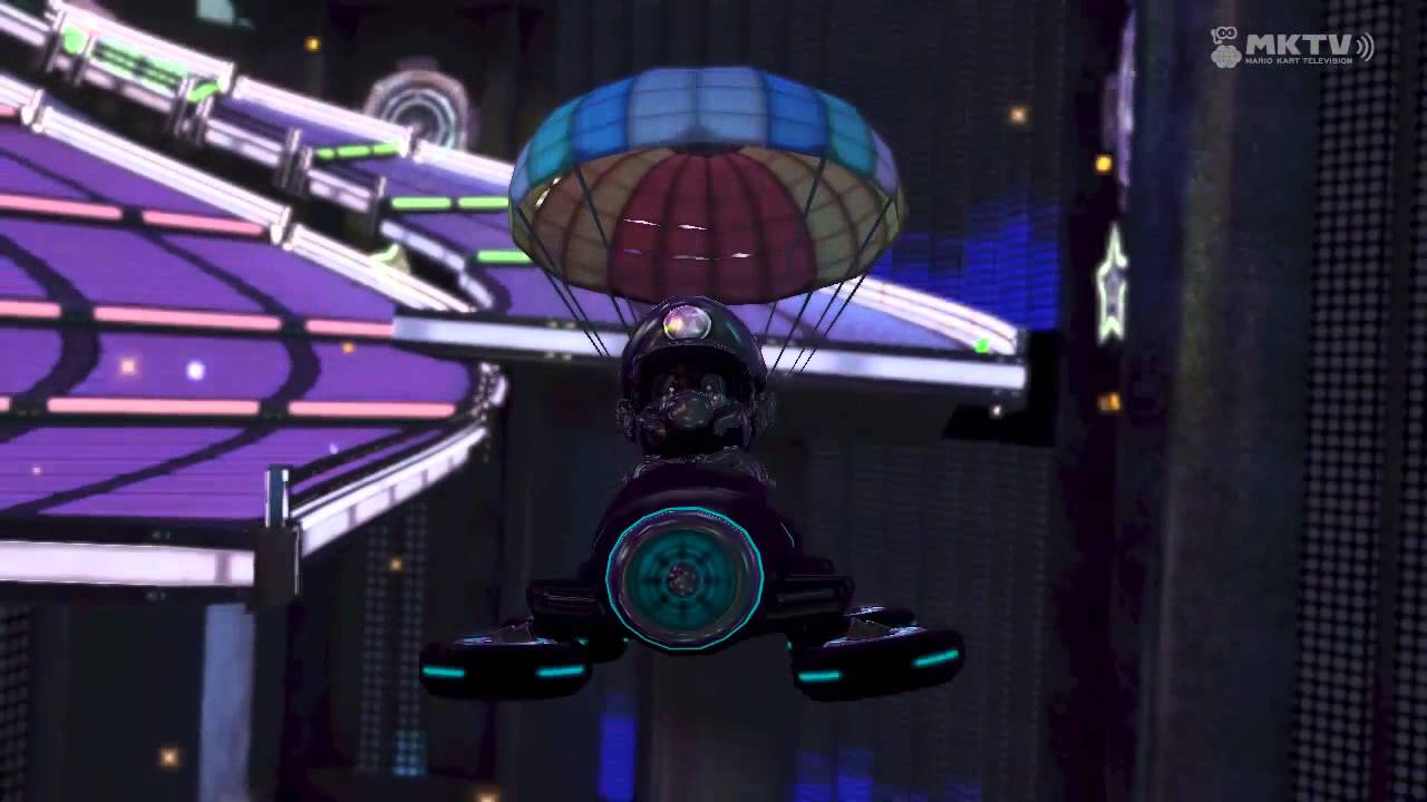 Wii U - Mario Kart 8 - Electrodrome Online Races Mario - YouTube