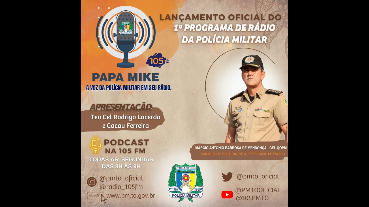 Papa Mike ao vivo - A Voz da PM no seu rádio - YouTube