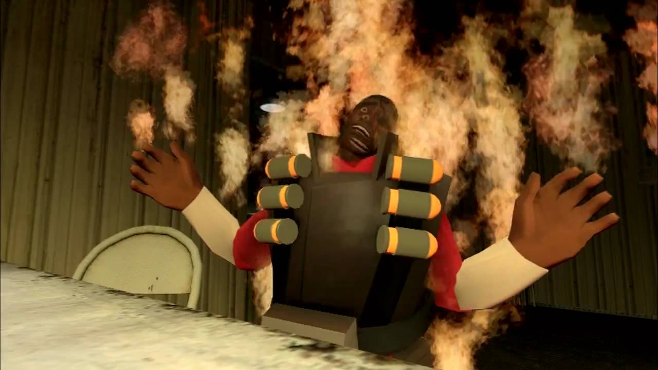 What Happens When The Demoman Is On Fire? - YouTube