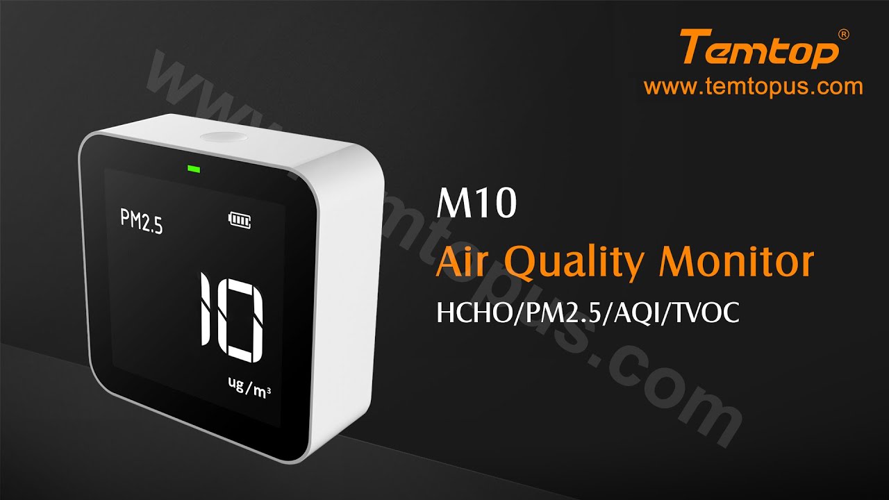 Temtop M10 Air Quality Detector Professional Formaldehyde/TVOC/PM2.5 ...