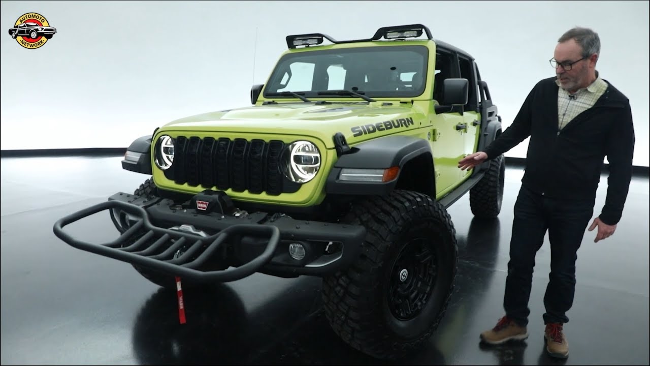 Jeep Gladiator Rubicon Sideburn Concept | 2023 Easter Jeep Safari - YouTube