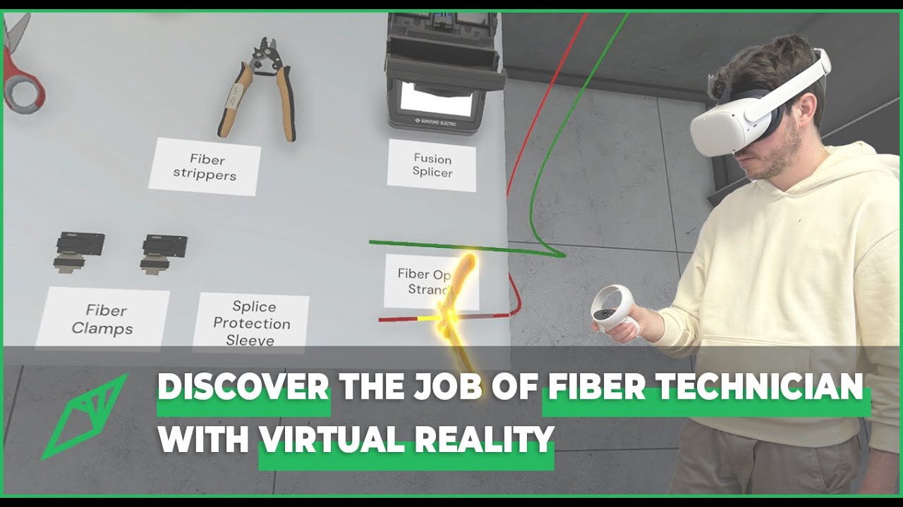 VR simulator for Optical Fiber - YouTube
