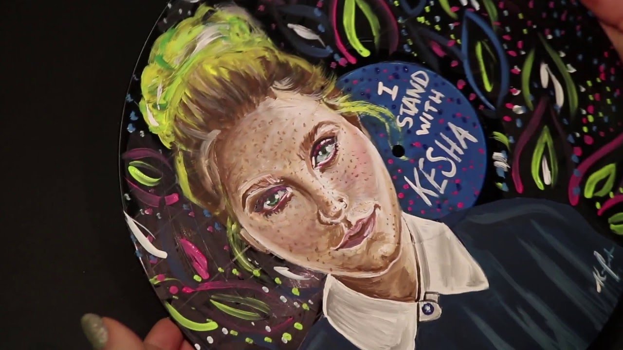 KESHA SPEED DRAWING - YouTube