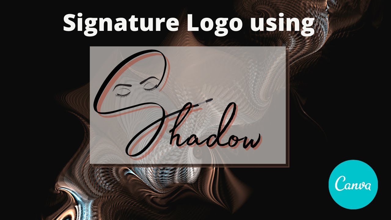 How to create a Signature Logo with Canva - YouTube