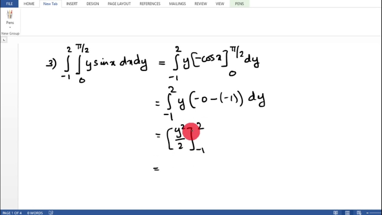 Multiple Integrals - Problems 1 - YouTube