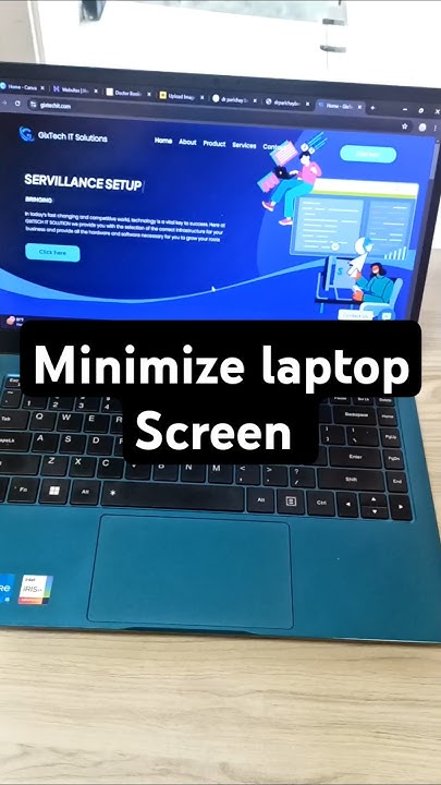 Minimize laptop screen in 1 sec - YouTube