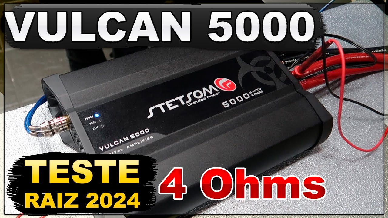 STETSOM VULCAN 5000 EM 4 OHMS REVIEW E TESTE DE POTÊNCIA - YouTube