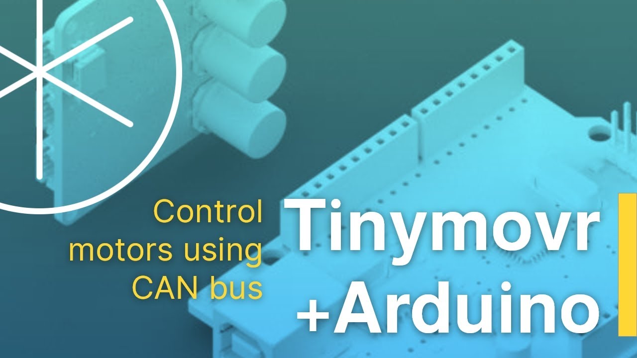 Tinymovr + Arduino using CAN Bus - YouTube