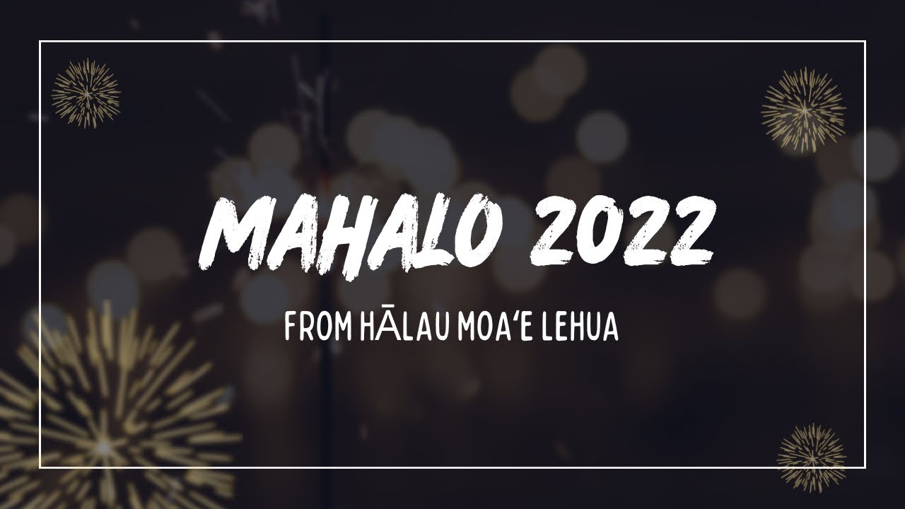 【Mahalo 2022】Hālau Moaʻe Lehua〜December, 2022〜 - YouTube