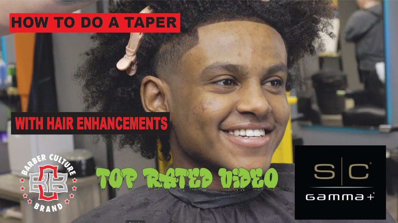 HOW TO DO A TAPER HAIRCUT🔥 HAIR ENHANCEMENTS🔥 TUTORIAL CUTTING HAIR🔥 ...