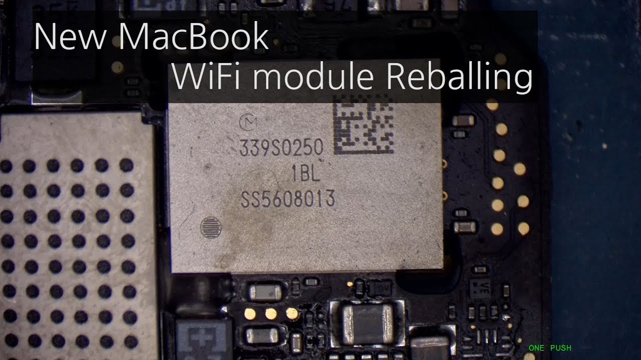 New MacBook WiFi module reball #AplusMac #reballing #339S0250 #BGA ...