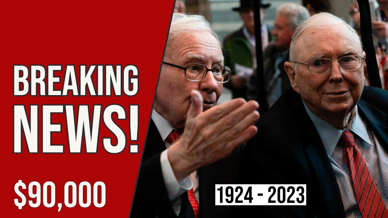 Charlie Munger Dies at 99 Years Old - YouTube