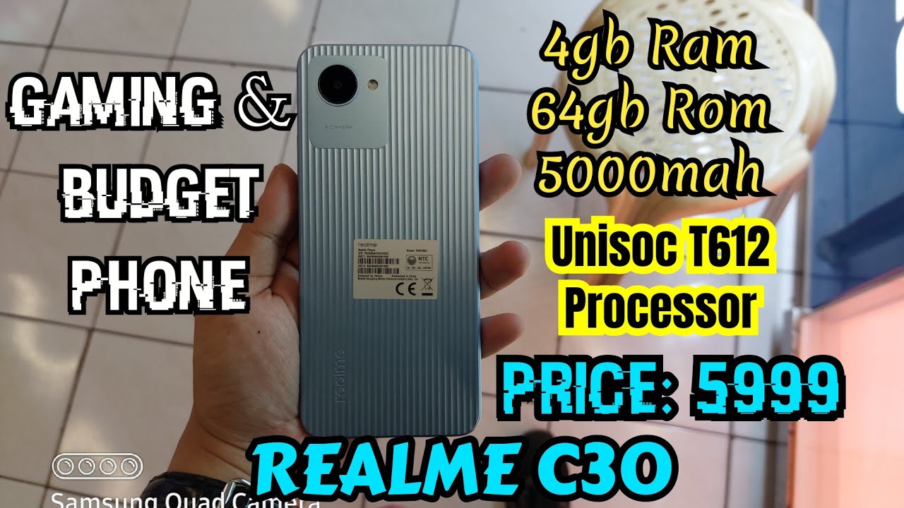 REALME C30 LAKE BLUE COLOR UNBOXING SULIT - YouTube