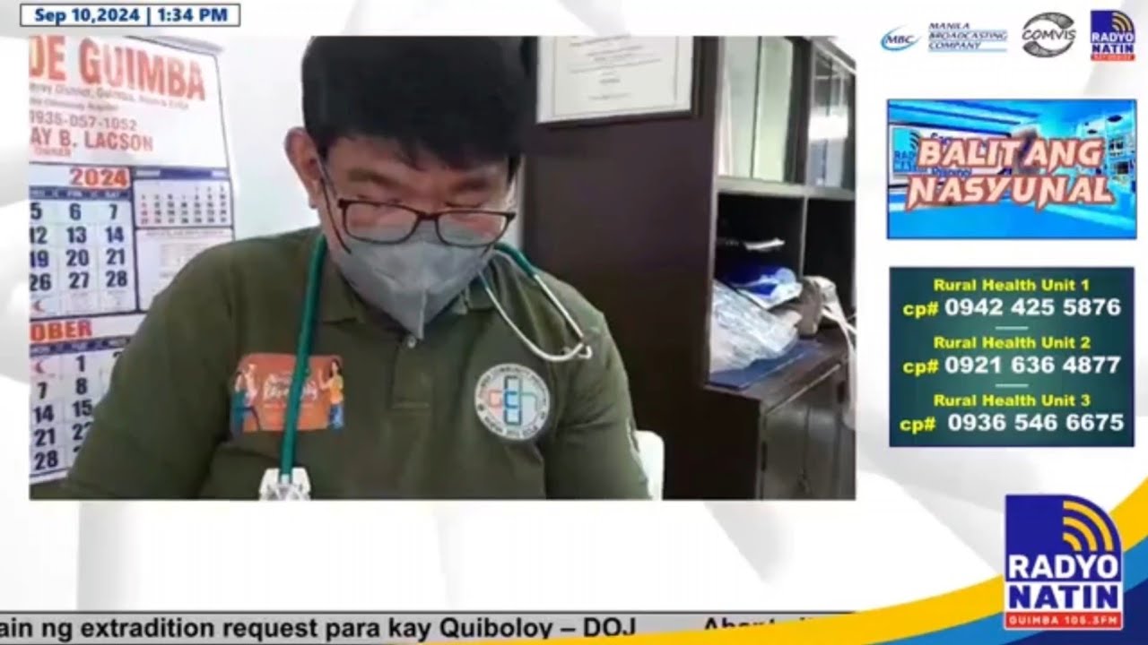 Guimba Community Hospital, nagpaalala sa tumataas na kaso ng dengue ...