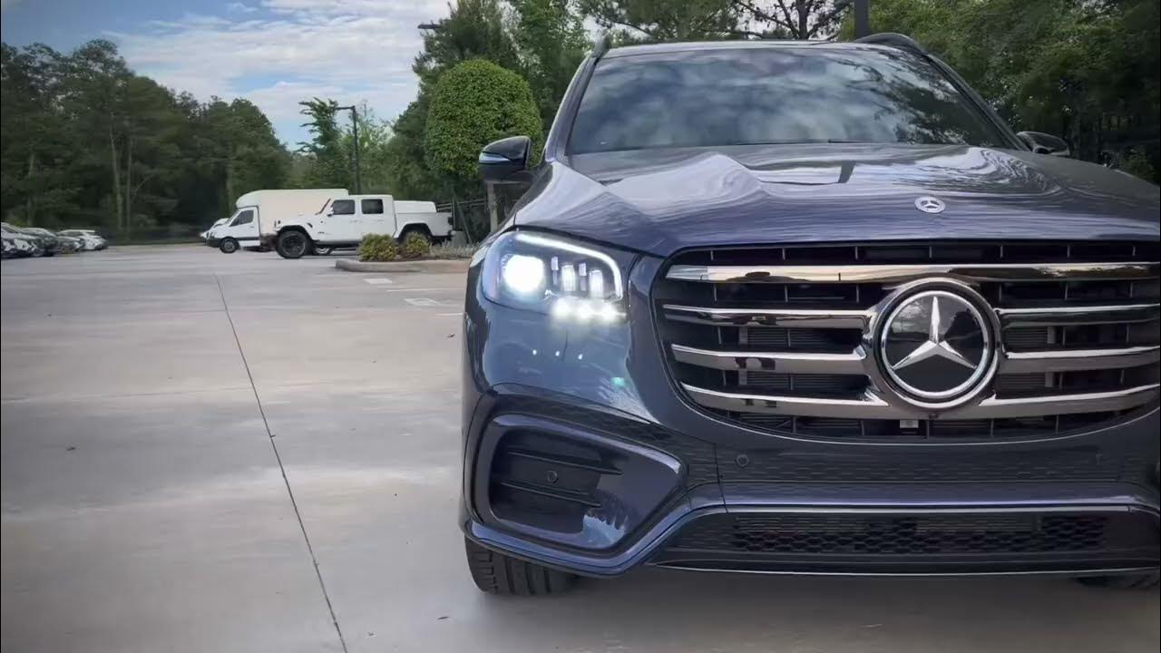 New Mercedes 2024 GLS 450 4Matic | Twilight Blue exterior, Macchiato Beige leather #gls450 # ...