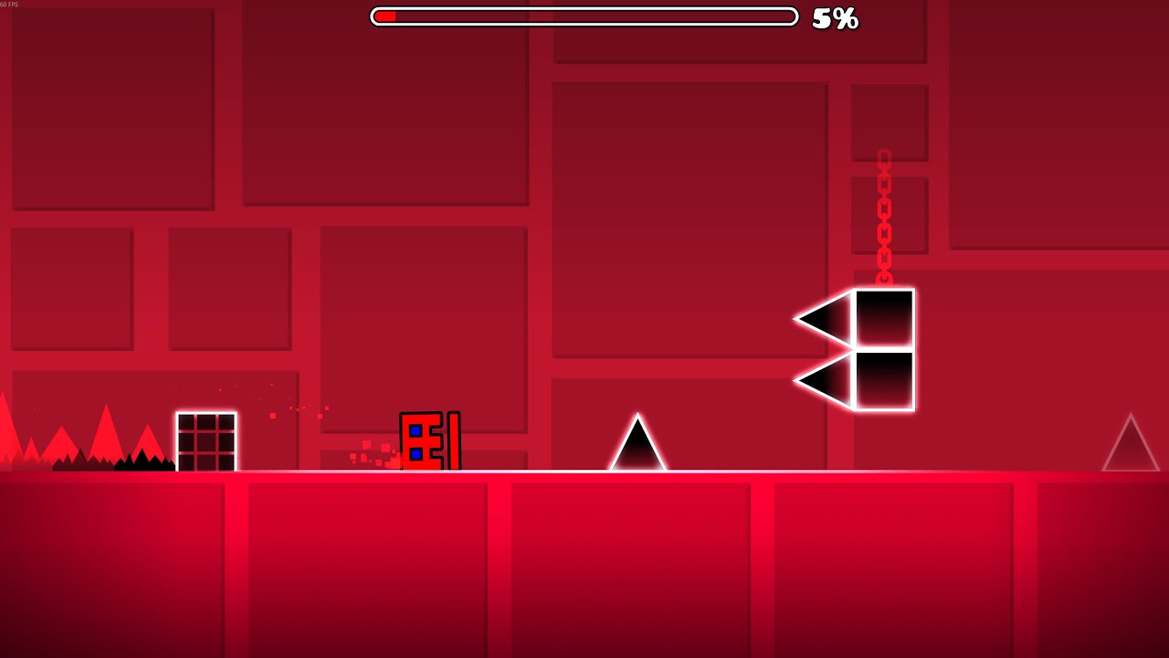 Geometry Dash but i let a baby control my game... -Dry out - YouTube