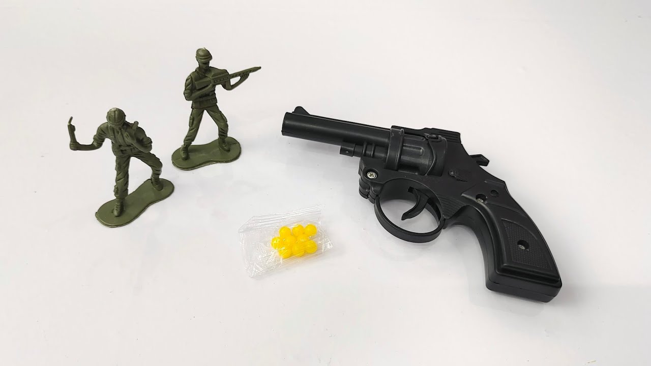 Mini Revolver Toy Gun Unboxing and Testing | Unboxing Zone - YouTube