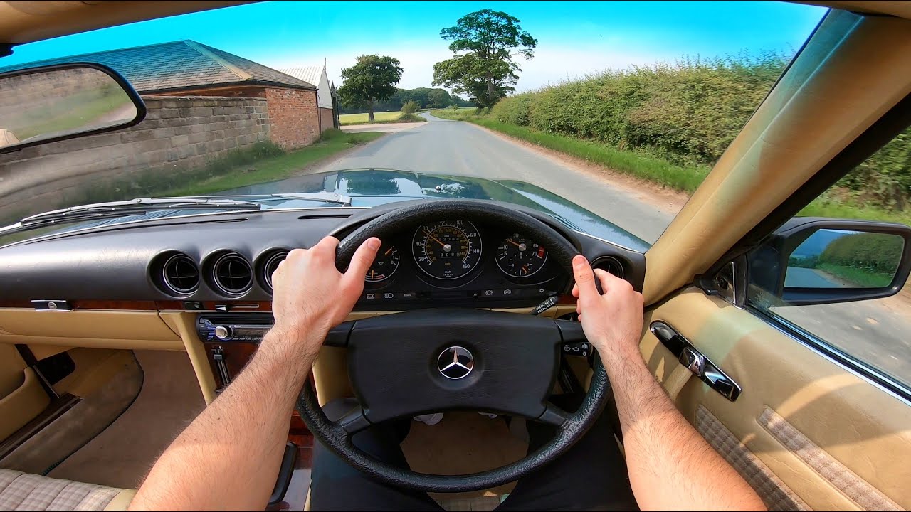 1984 Mercedes Benz 380sl Convertible 3 8 V8 Auto Pov Test Drive