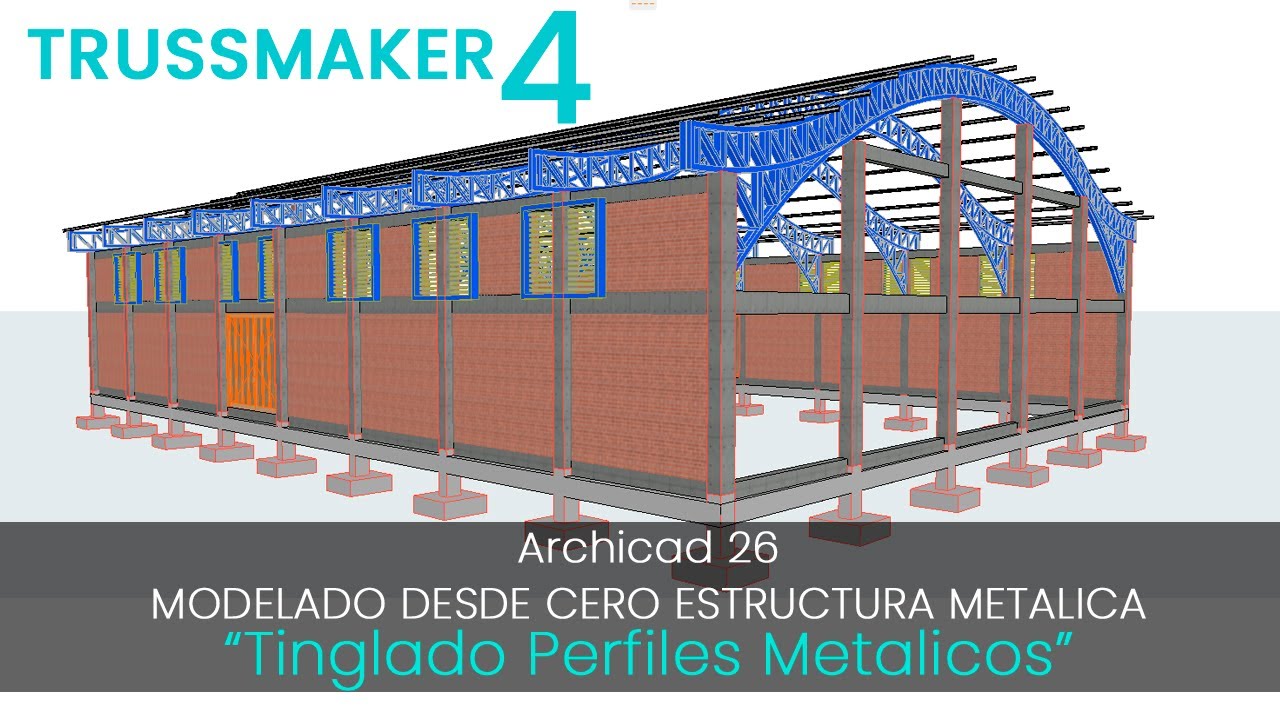 Estructura tipo Tinglado de Perfiles Metalicos - MUROS - VIGAS ...