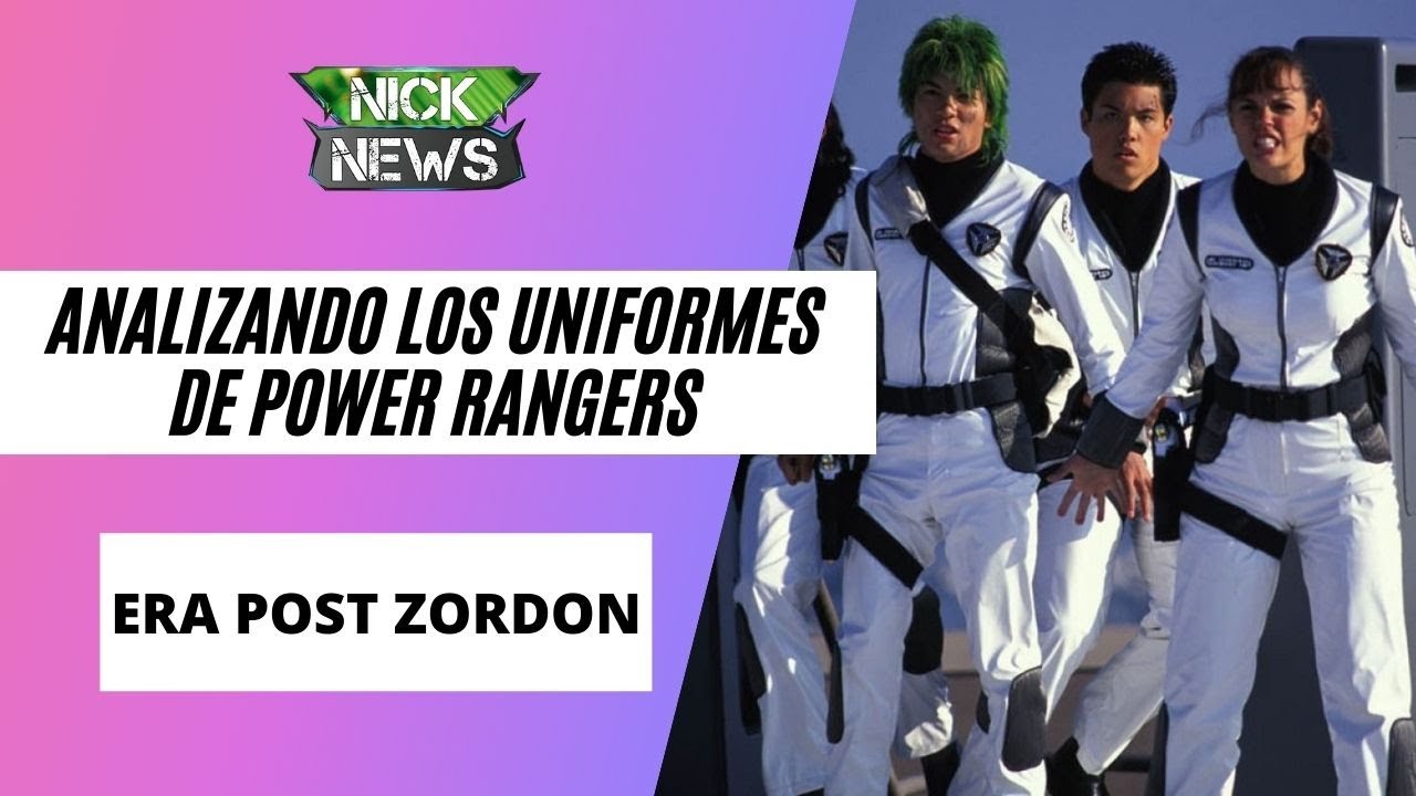 ANALIZANDO LOS UNIFORMES DE POWER RANGERS - ERA POST ZORDON - YouTube