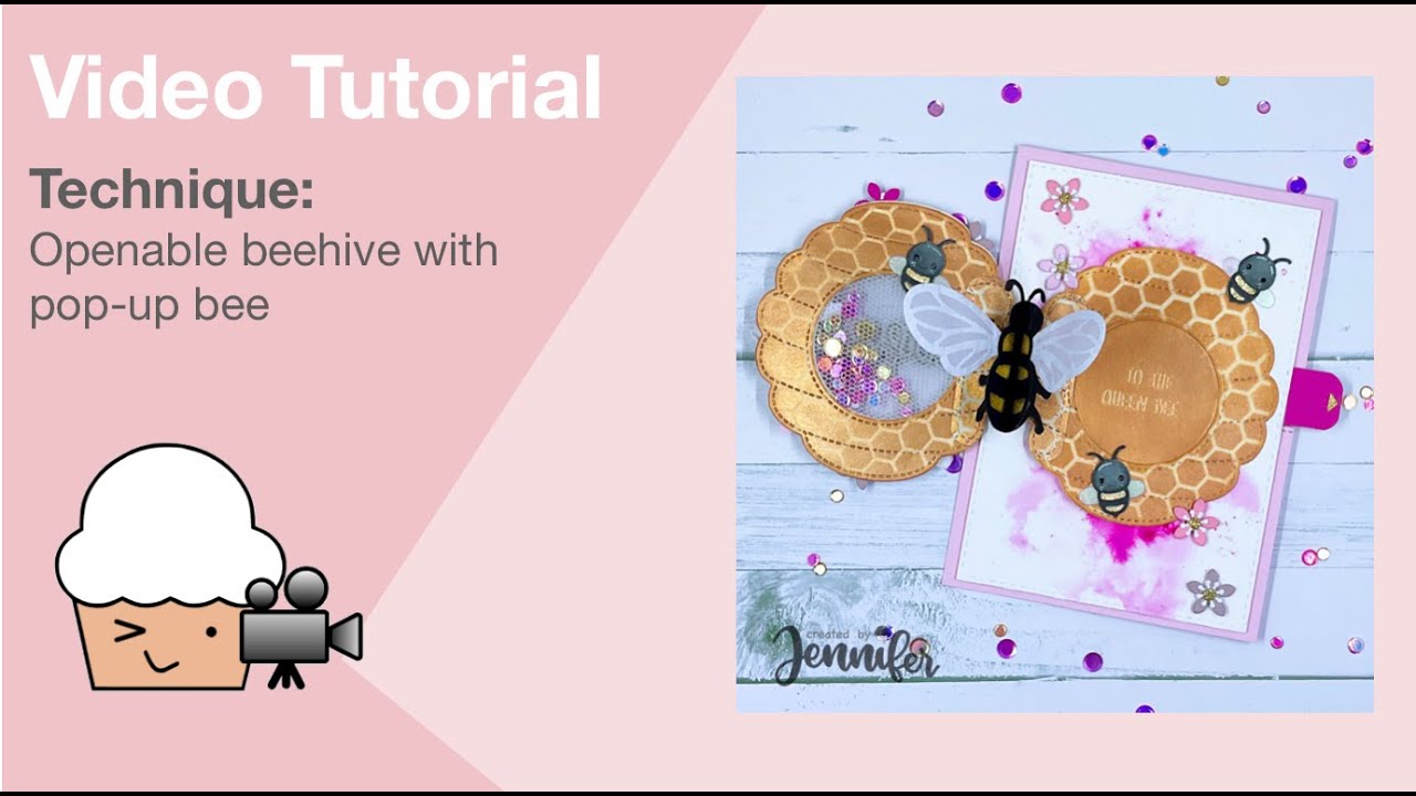 Openable beehive with pop-up bee - YouTube