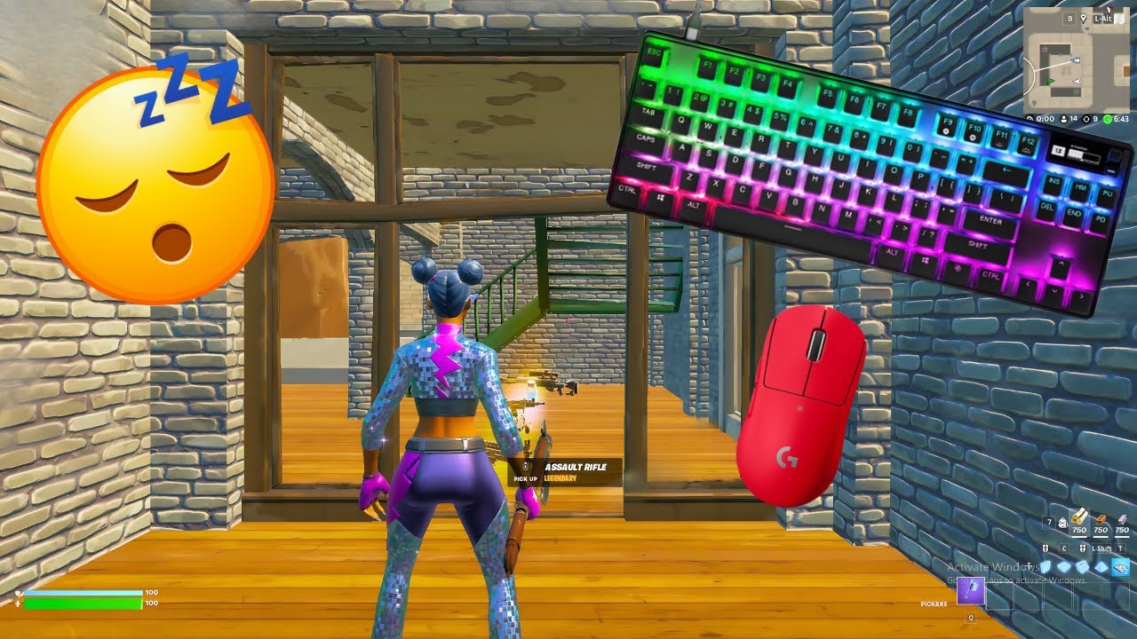 *NEW* SPARKLE DIVA SKIN SteelSeries Apex Pro TKL ASMR😴💤 Fortnite Tilted ...