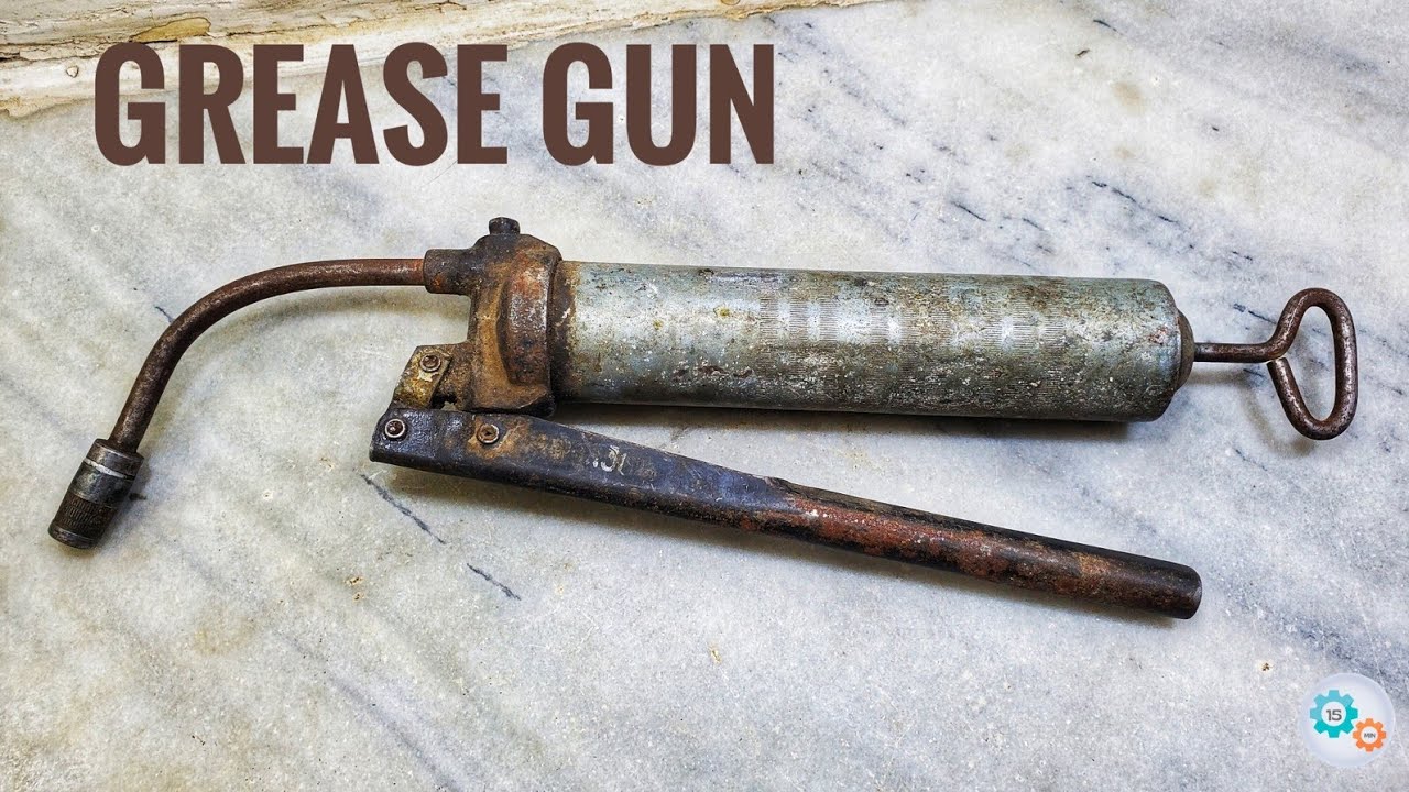 100-Year-Old Grease Gun Brought Back to Life | 15 MIN RESTORATION - YouTube