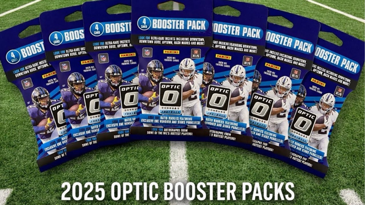 🏈20 Booster Packs🏈 of 2025 Donruss Optic Football. Are These Really ...