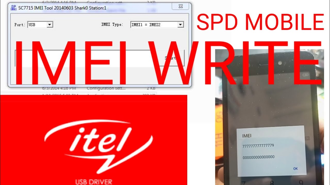 itel a25 IMEi repair. SPD mobile IMEi repair. any mobile 📲 SPD IMEi ...