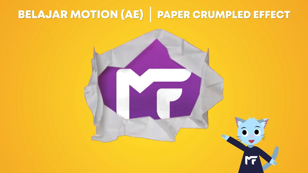 Paper Crumpled Effect | Belajar Motion After Effects - YouTube