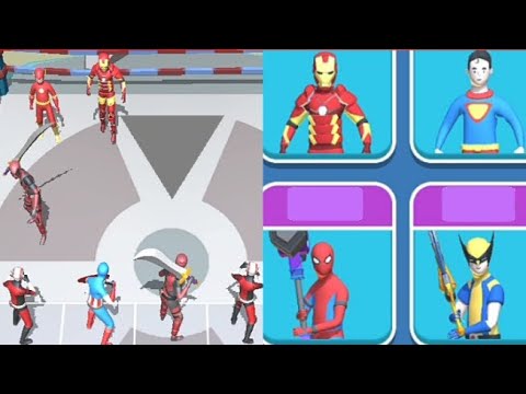 Merge Master Superhero Max Level Gameplay - YouTube