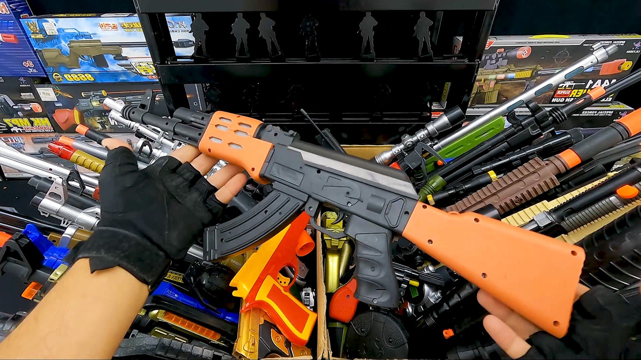 Crazy Toy Weapons Box Revealed! AK-Style Rifles, Snipers, Pistols ...