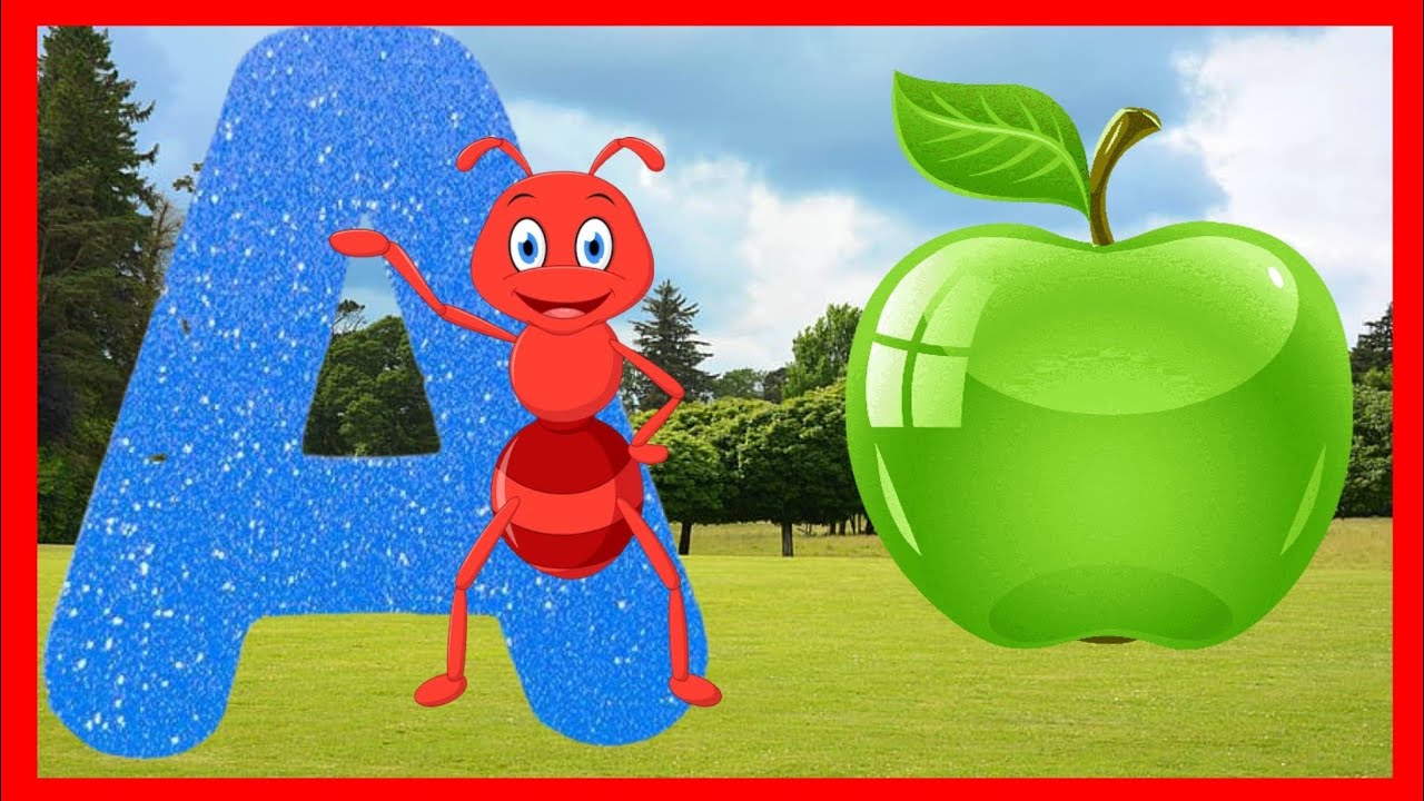 ABC Phonics Song | Phonics Song With Two Words | A For Apple,A For Ant ...