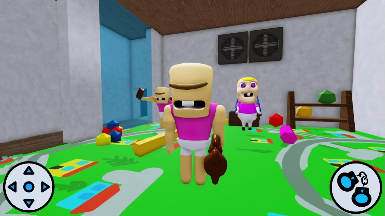 Playing as Buffed Baby New Morph Girl Prison Run All Jumpscares Full ...