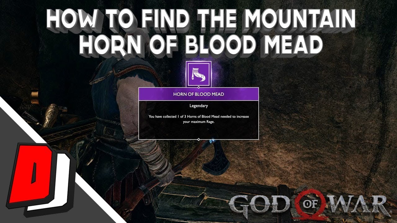 God of War - HOW TO FIND THE MOUNTAIN HORN OF BLOOD MEAD!!! - YouTube