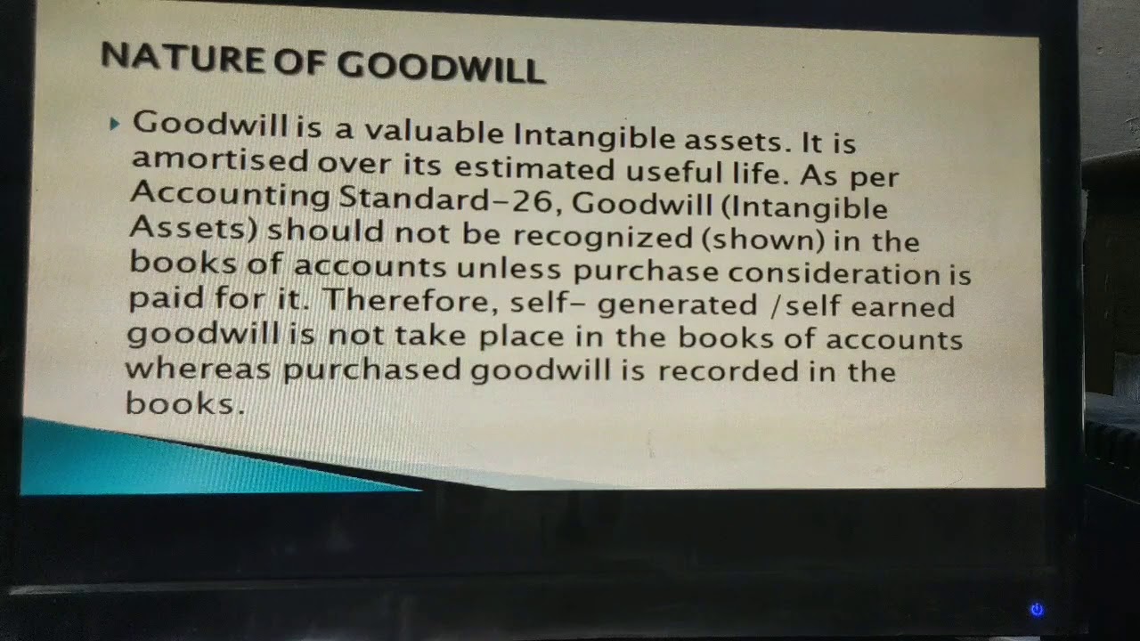 Meaning, nature and factors affecting GoodWill presentation with ...