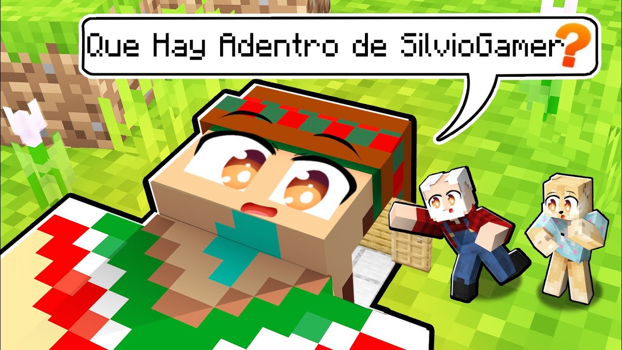 ¿QUE HAY DENTRO DE LA CABEZA de SILVIOGAMER en MINECRAFT? 😱 SILVIO y ...