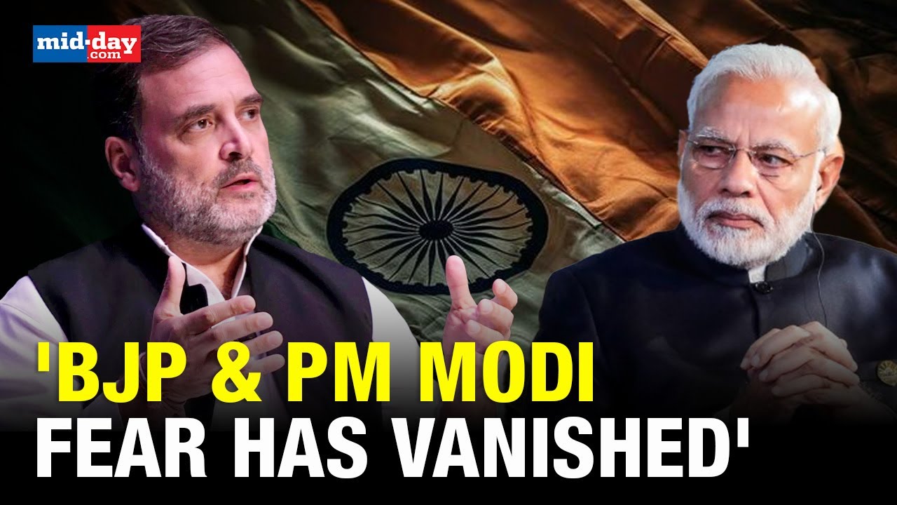 Watch: Rahul Gandhi's brutal attack at PM Modi, Says BJP & Modi fear ...