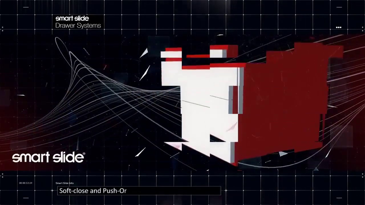 Скрытые направляющие полного выдвижения Smart Slide от компании Samet ...