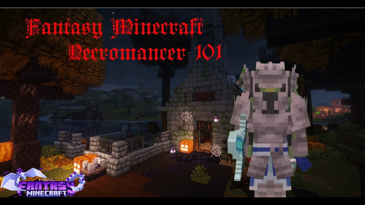 Necromancer 101 - A Fantasy Minecraft Tutorial - YouTube