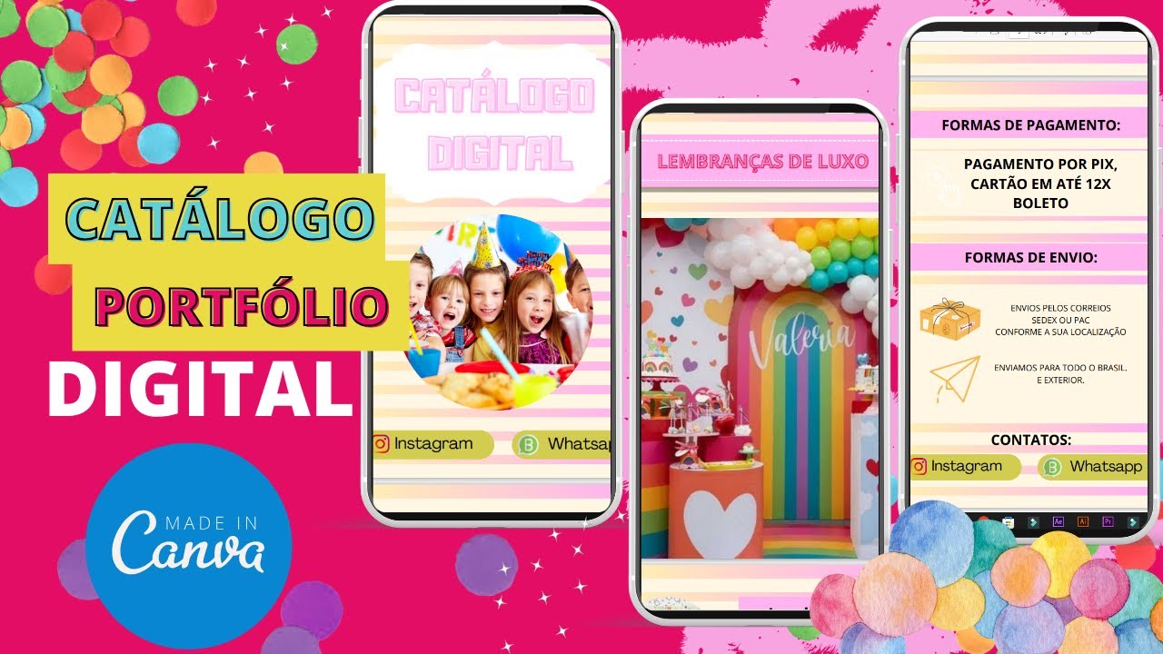 COMO FAZER CATÁLOGO DIGITAL INTERATIVO NO CANVA I TUTORIAL E PASSO A PASSO GRATUITO - YouTube